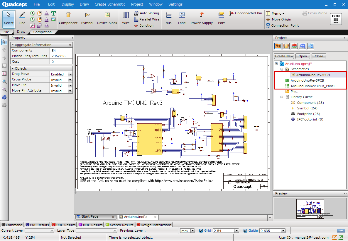 Quadcept - Library Cache